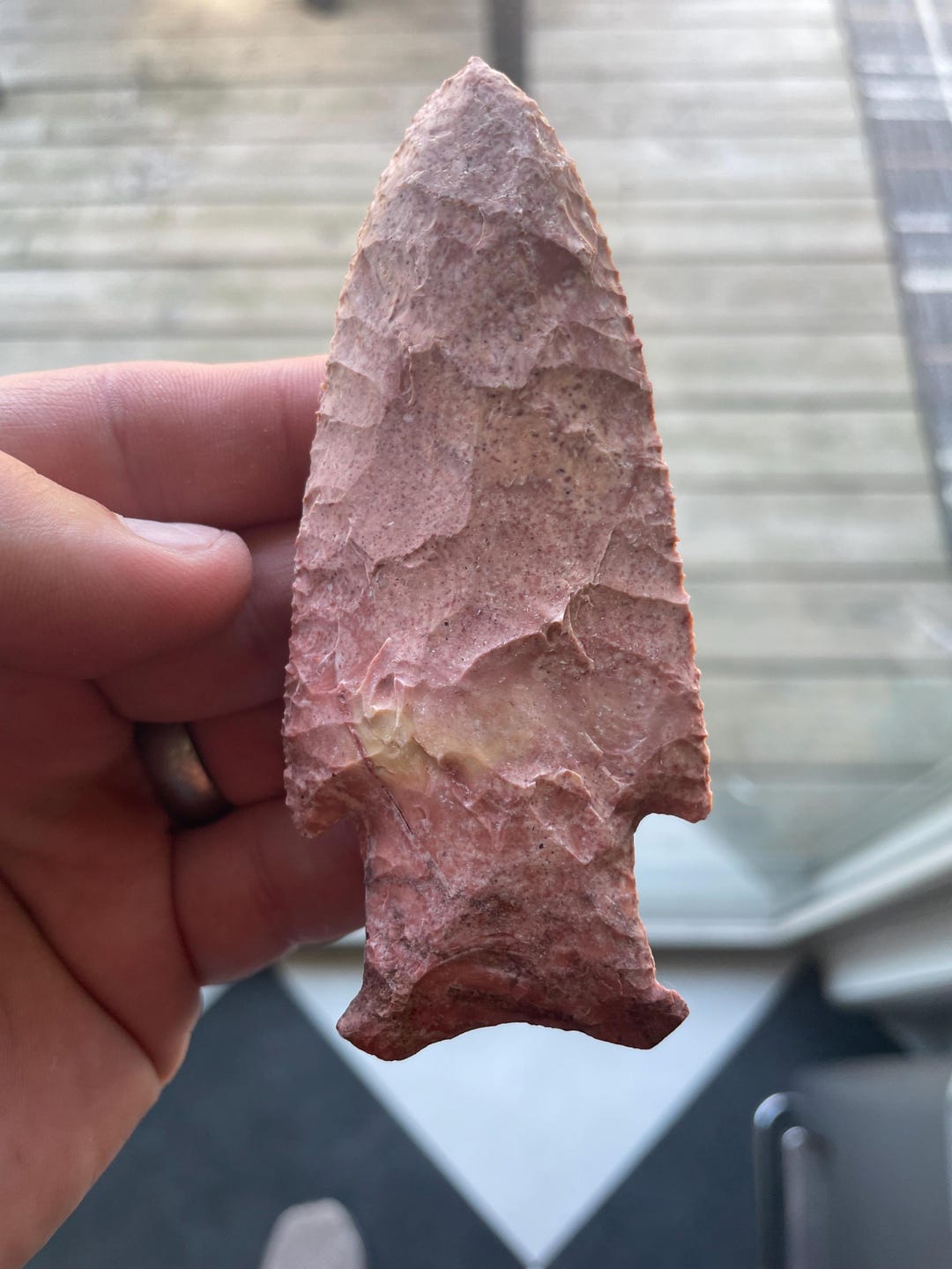 Arrowhead Point Stone Arrowhead Flintknapped Arrowhead Homemade Gift ...