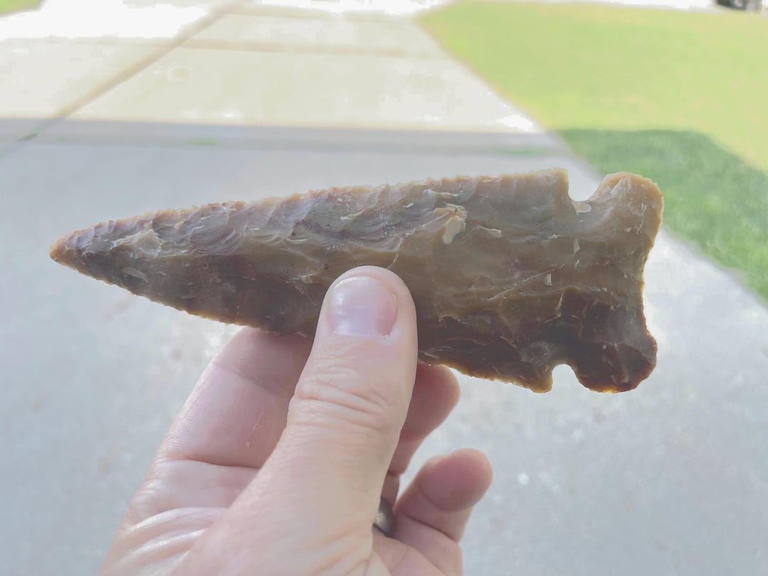 Arrowhead Point (graham Cave) - Stone Arrowhead - Flintknapped ...