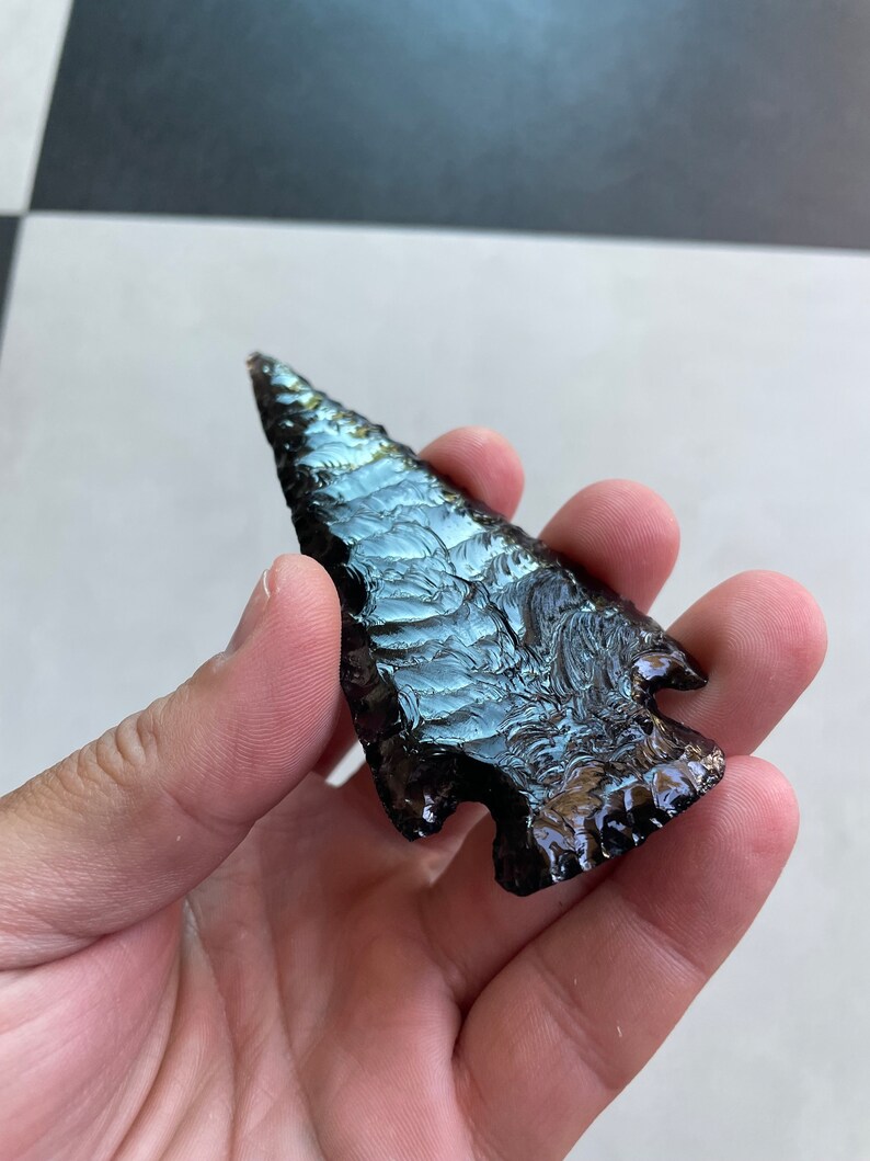 Translucent Obsidian Hopewell Point - Etsy