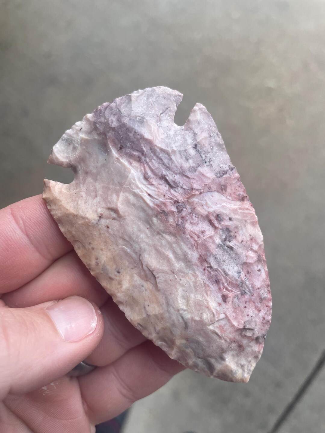 Arrowhead Point - Stone Arrowhead - Flintknapped Arrowhead - Homemade ...