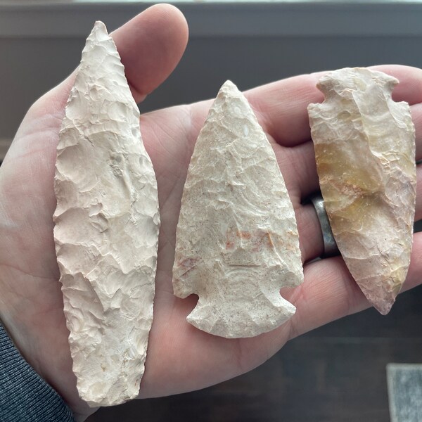 Stone Arrowheads - Etsy