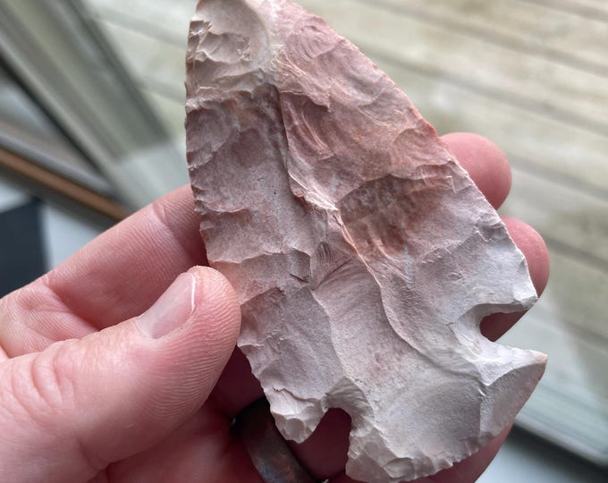 Arrowhead Point - Stone Arrowhead - Flintknapped Arrowhead - Homemade ...
