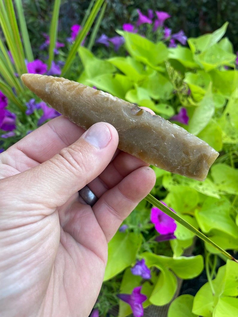 Arrowhead Point - Stone Arrowhead - Flintknapped Arrowhead - Homemade ...