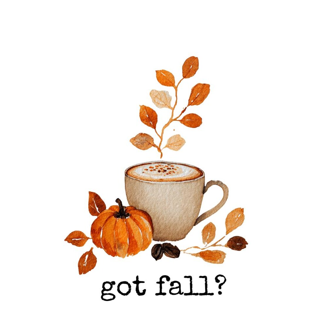 Cozy Autumn Got Fall Clip Art Set of 3 | Instant Download - Etsy