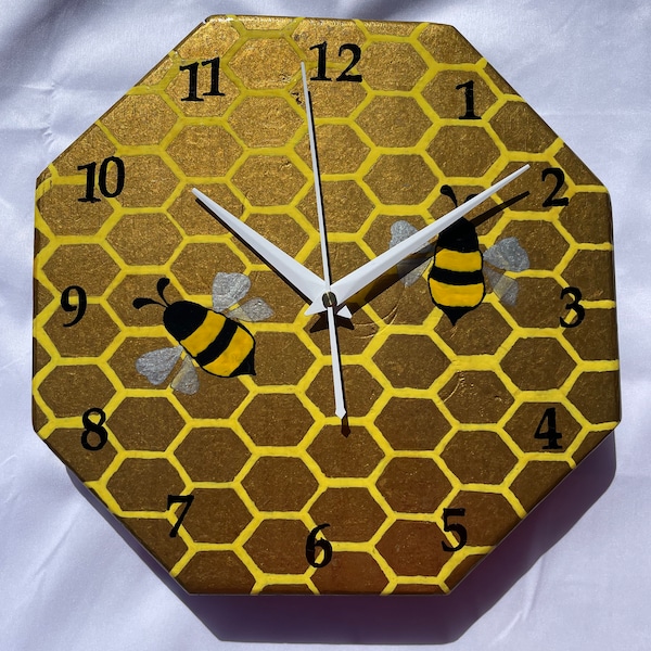 Honey Bee Clock - Etsy
