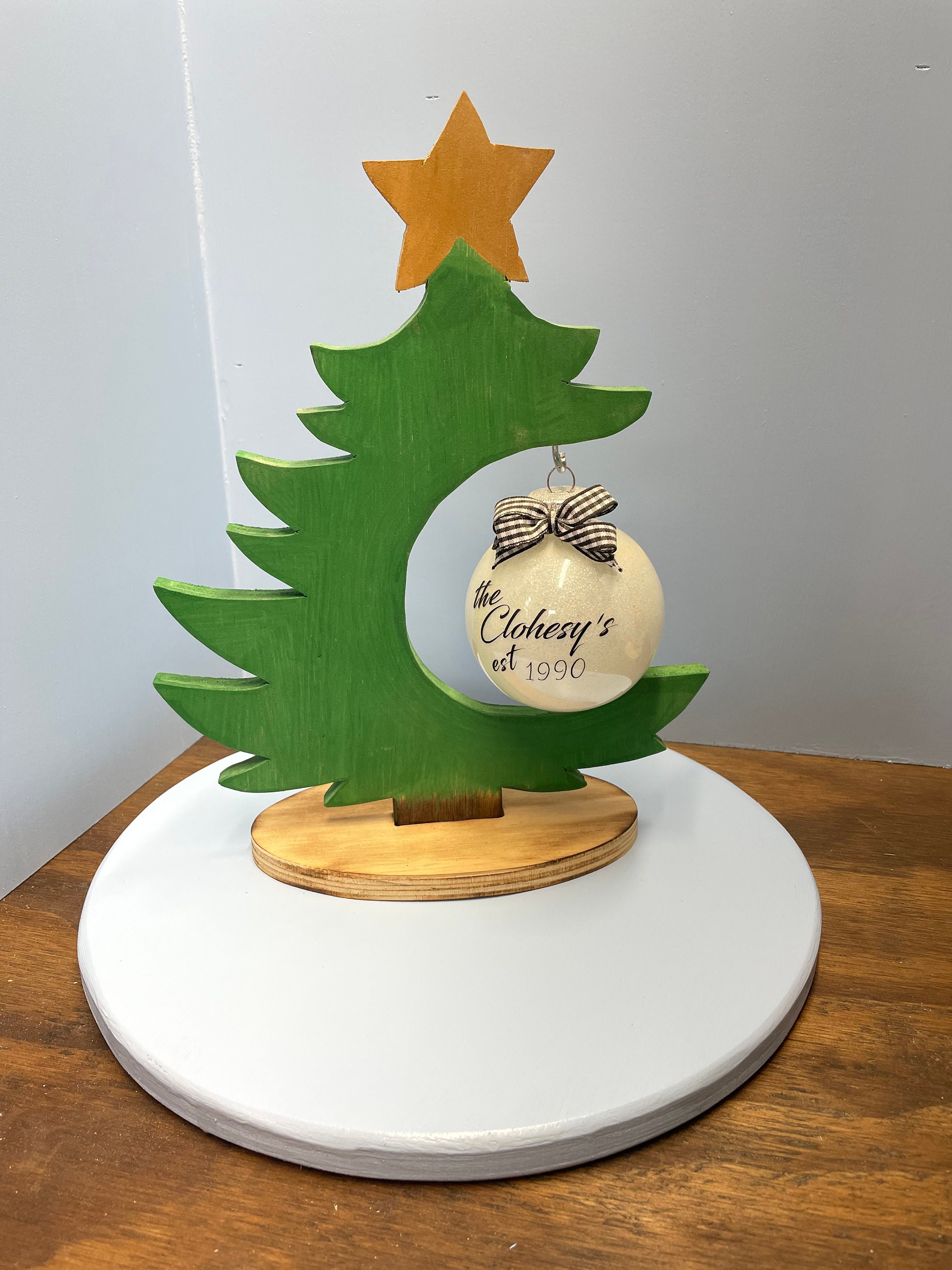 Christmas Tree Ornament Holder Display Stand - Etsy