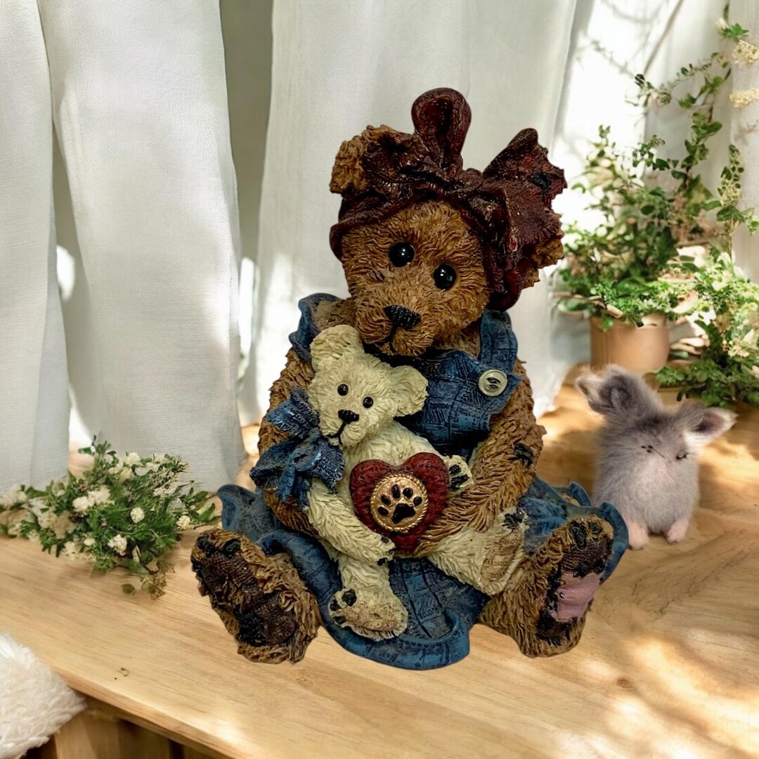 Vintage Boyds Bears Figurine: Momma Mcbruin & Caledonia, 1998 Retired ...