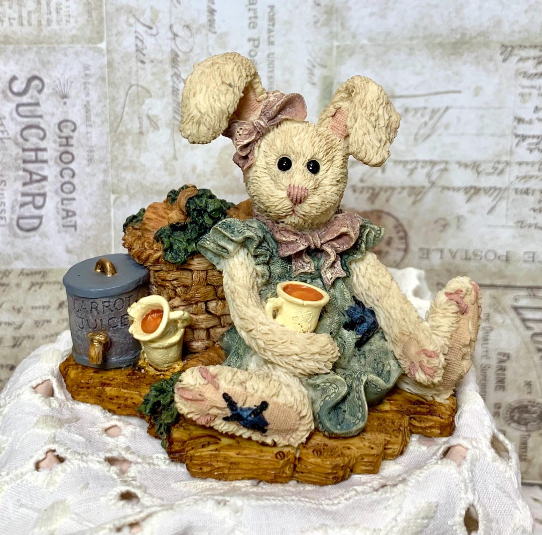 Rare Boyds Bears Bunny Figurine: Amelia's Enterprise, Vintage Easter ...