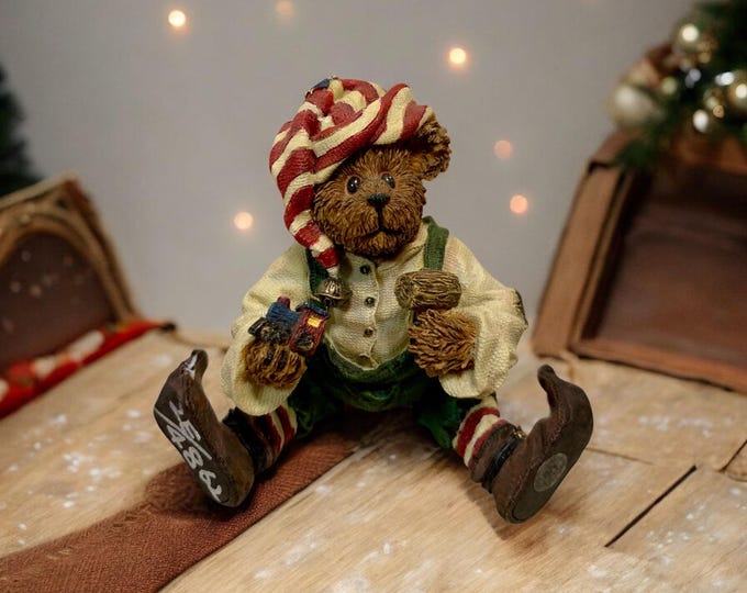 Boyds Bears "alvin Elfbeary" Shoe Box Bears Collection | Resin Figurine ...