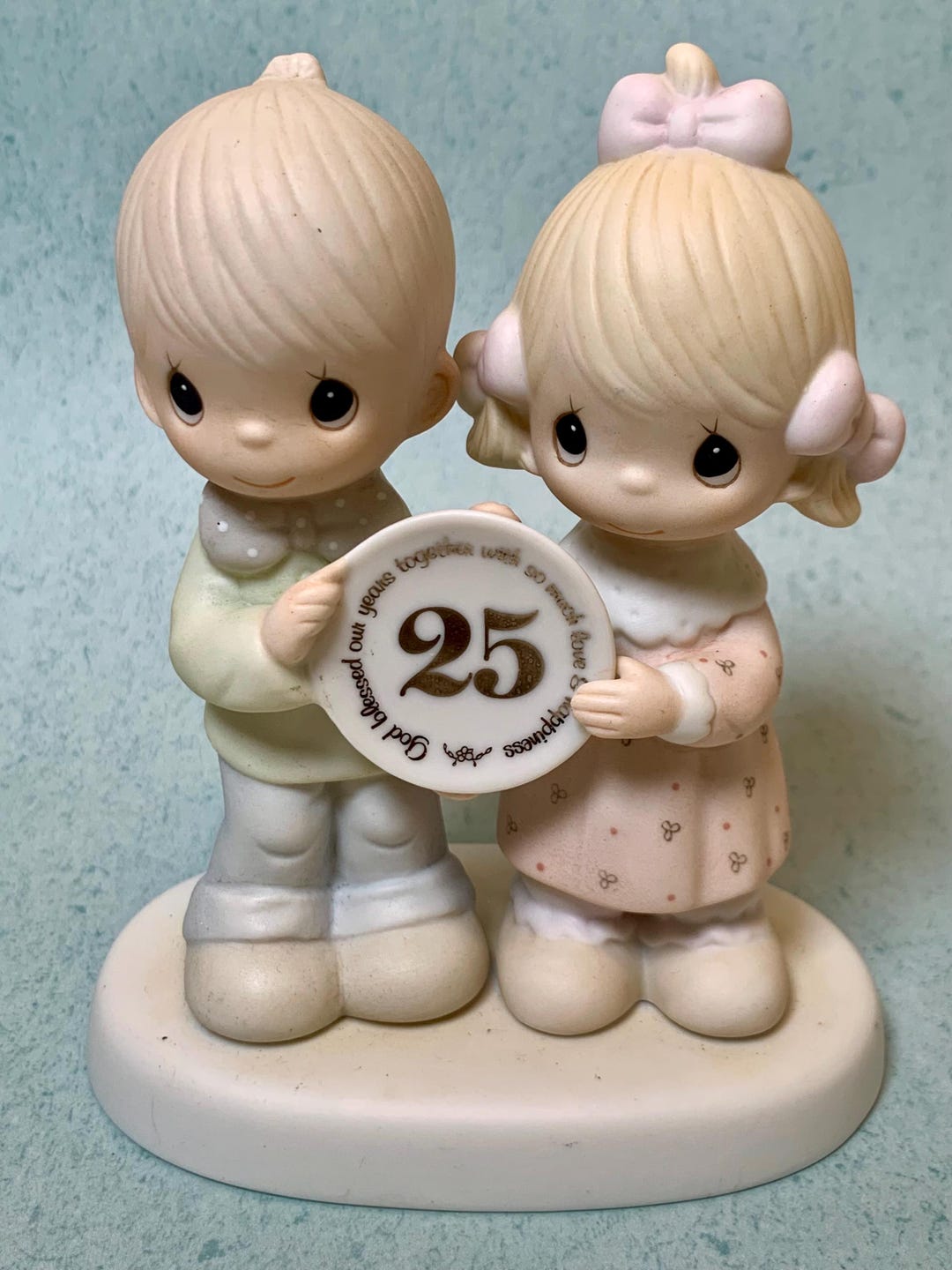Vintage 1983 Precious Moments Figurine – "god Blessed Our Years ...