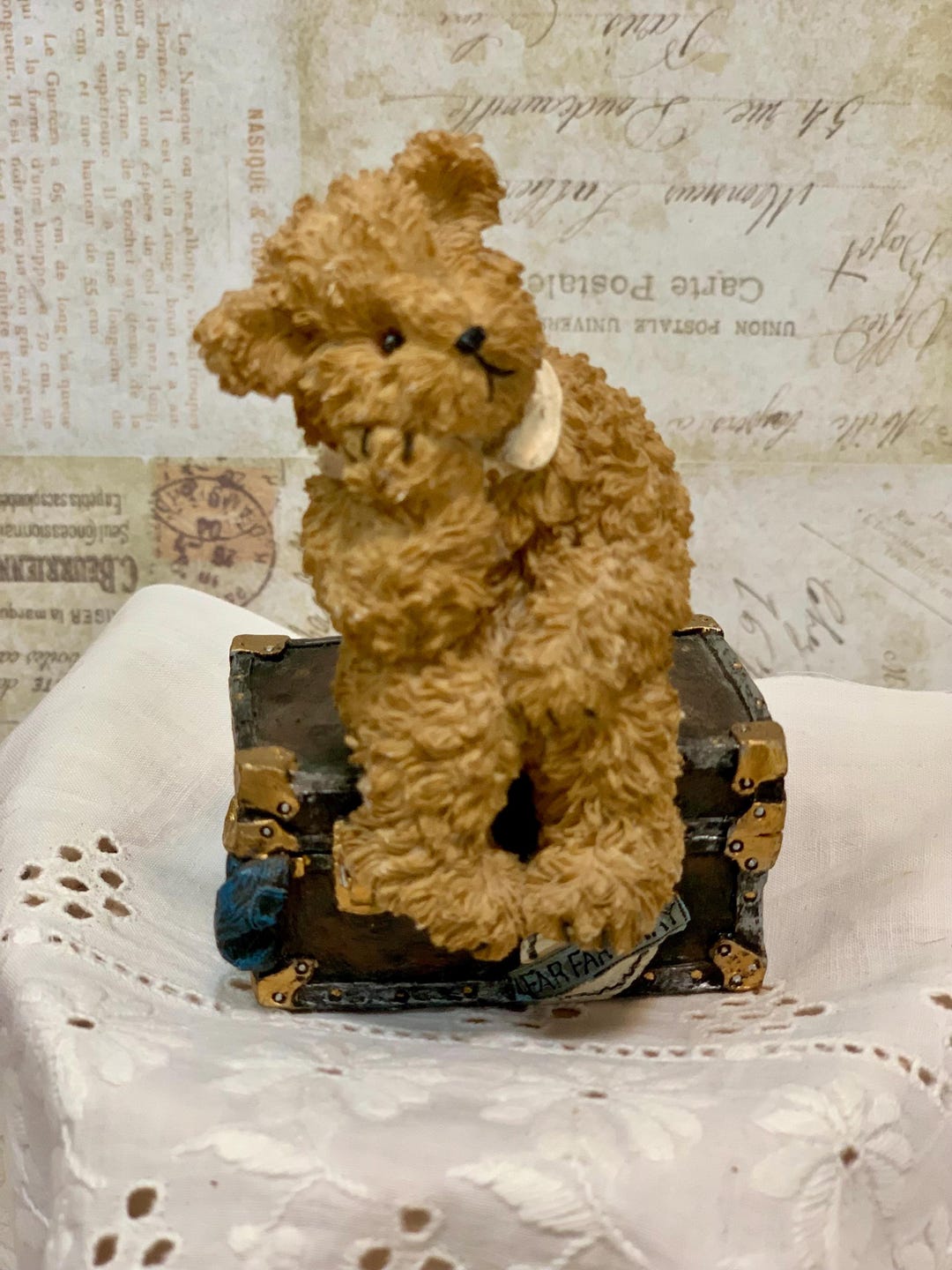 Figura rara "Joshua T. Bear" de Boyds Bears: oso de peluche vintage de ...