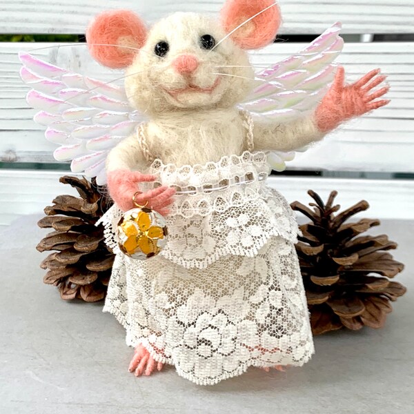Needle Felted Mouse - Etsy