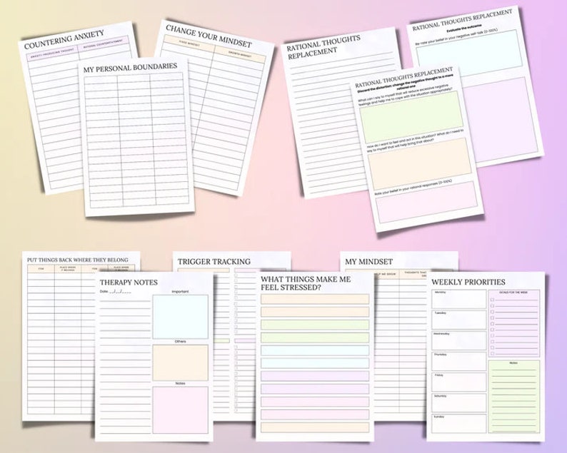 Therapy Journal (digital & Printable) - Etsy