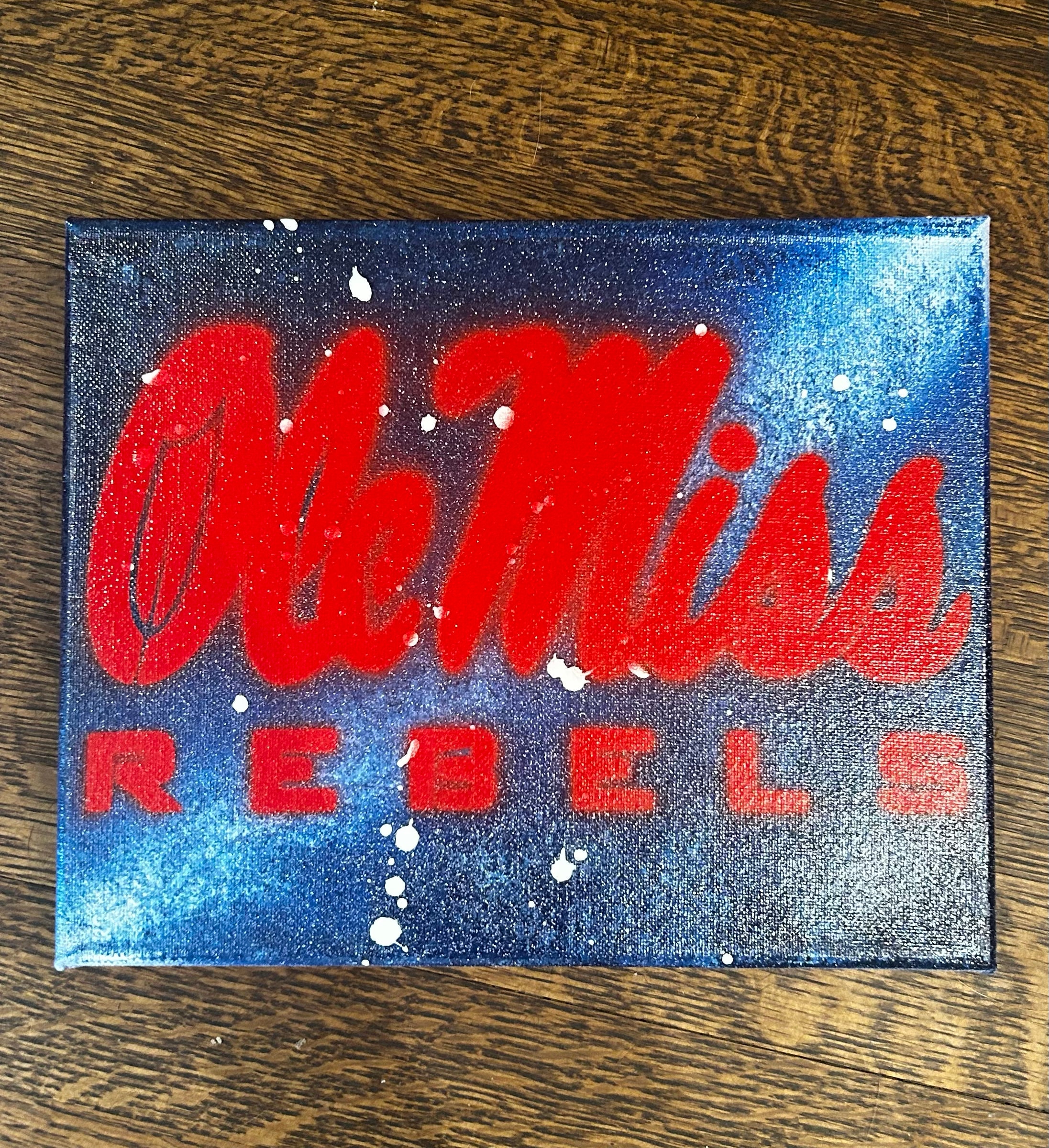 Custom Spray Painting on 8x11 Paper - Etsy