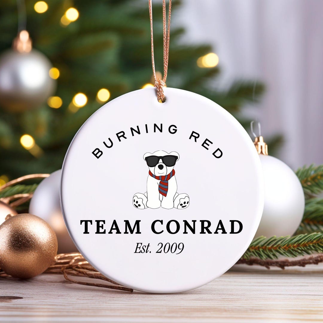 Team Conrad Inspired Ornament - Cousins Beach Fandom Tree Decor ...