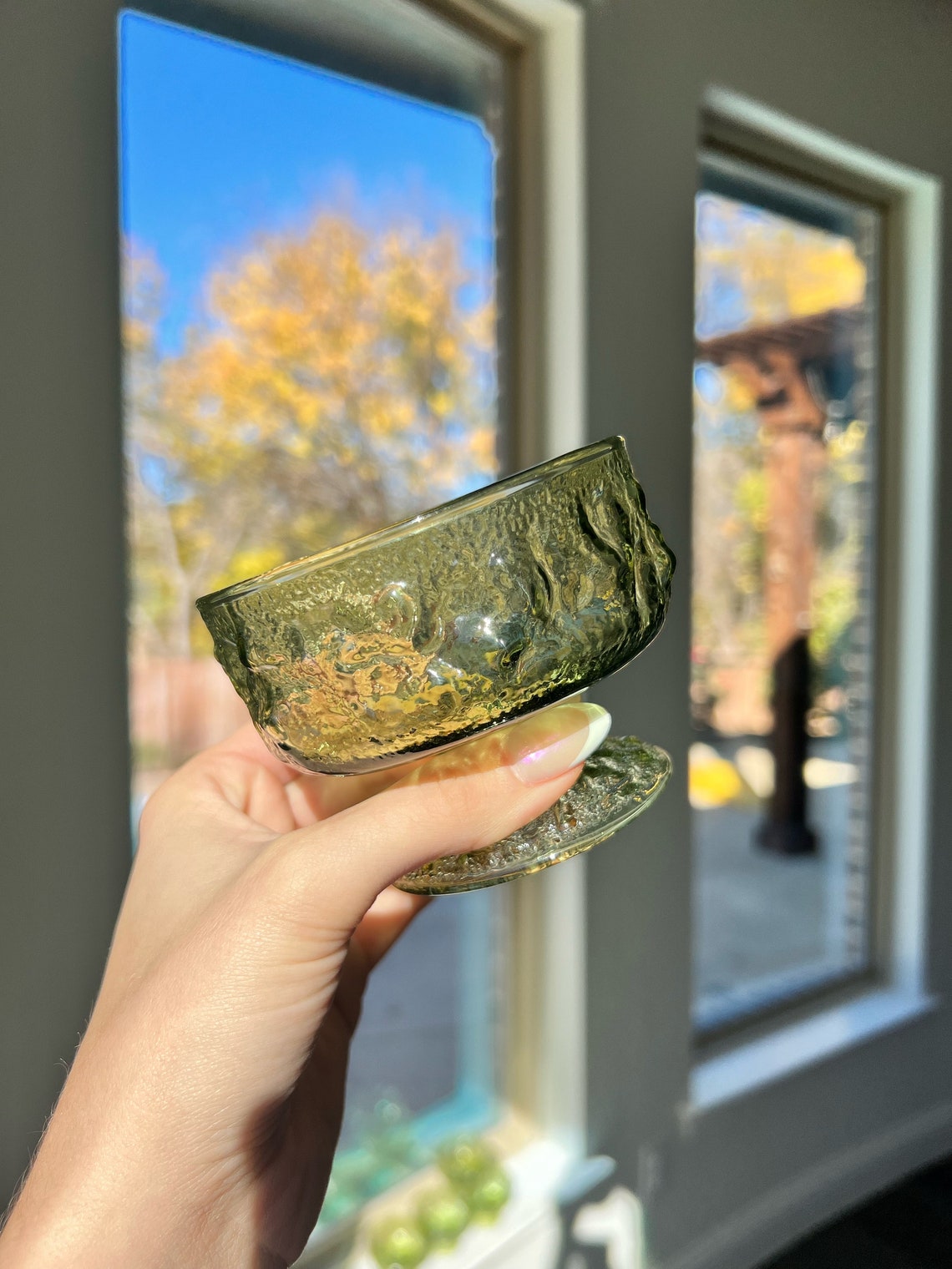 SET OF 5 Vintage Anchor Hocking Lido Milano Glasses Avocado Green - Etsy