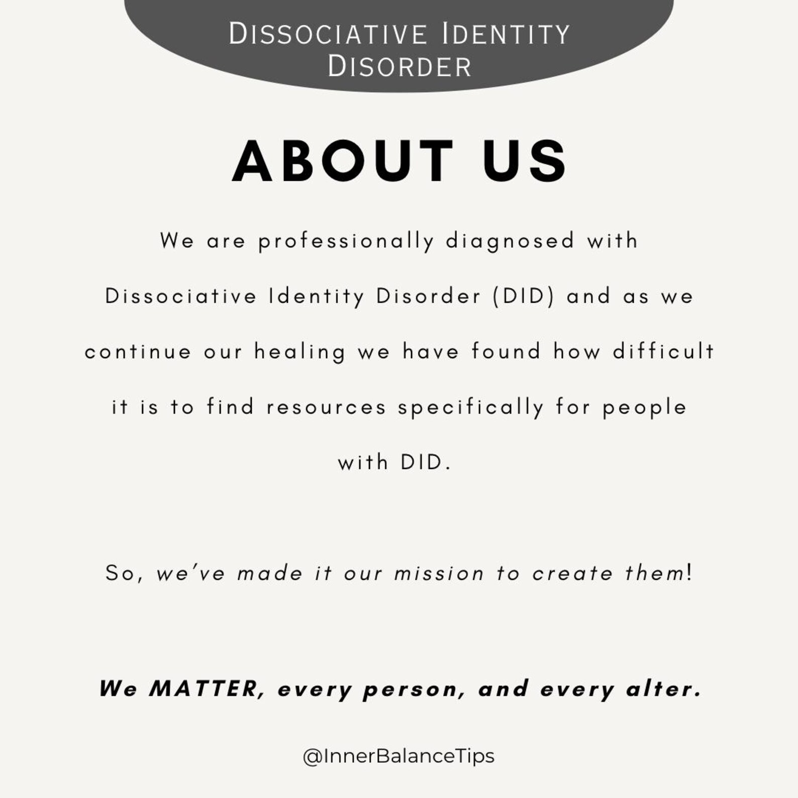 Dissociative Identity Disorder Card Deck for Systems - Etsy