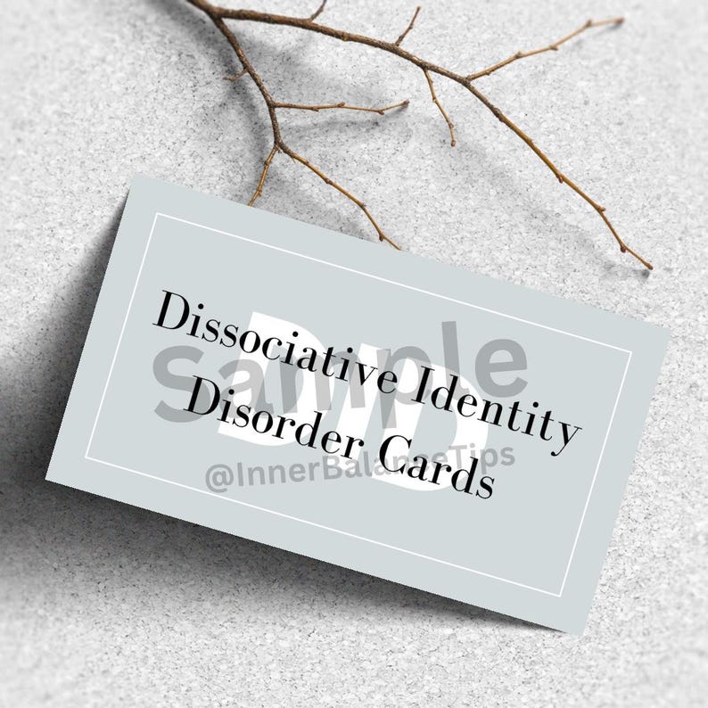 Dissociative Identity Disorder Card Deck for Systems - Etsy