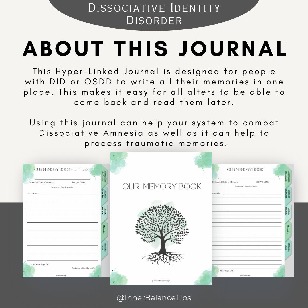 Digital Hyperlinked Memory Journal for Dissociative Identity Disorder ...