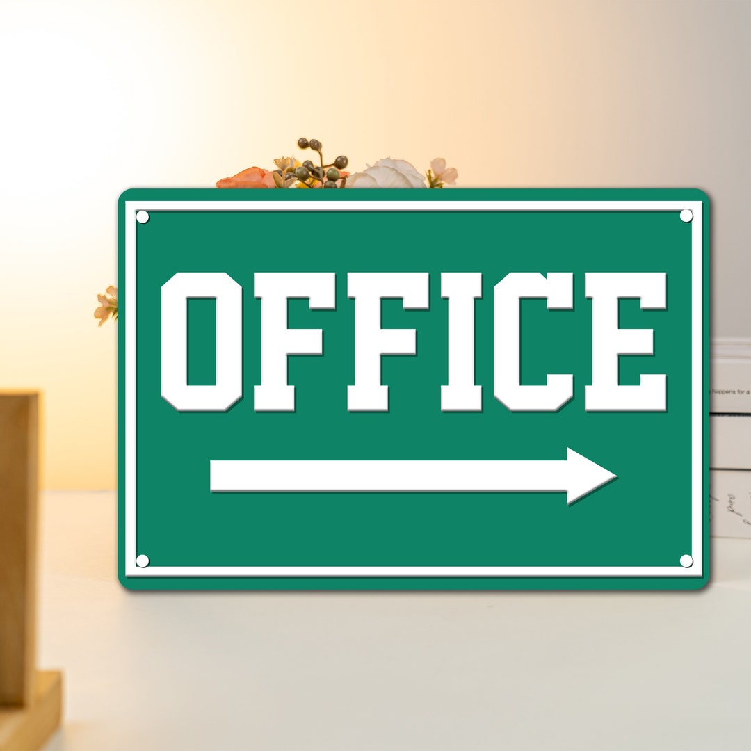 Custom Office Sign Office Door Sign Custom Signs Door Plaque Office ...