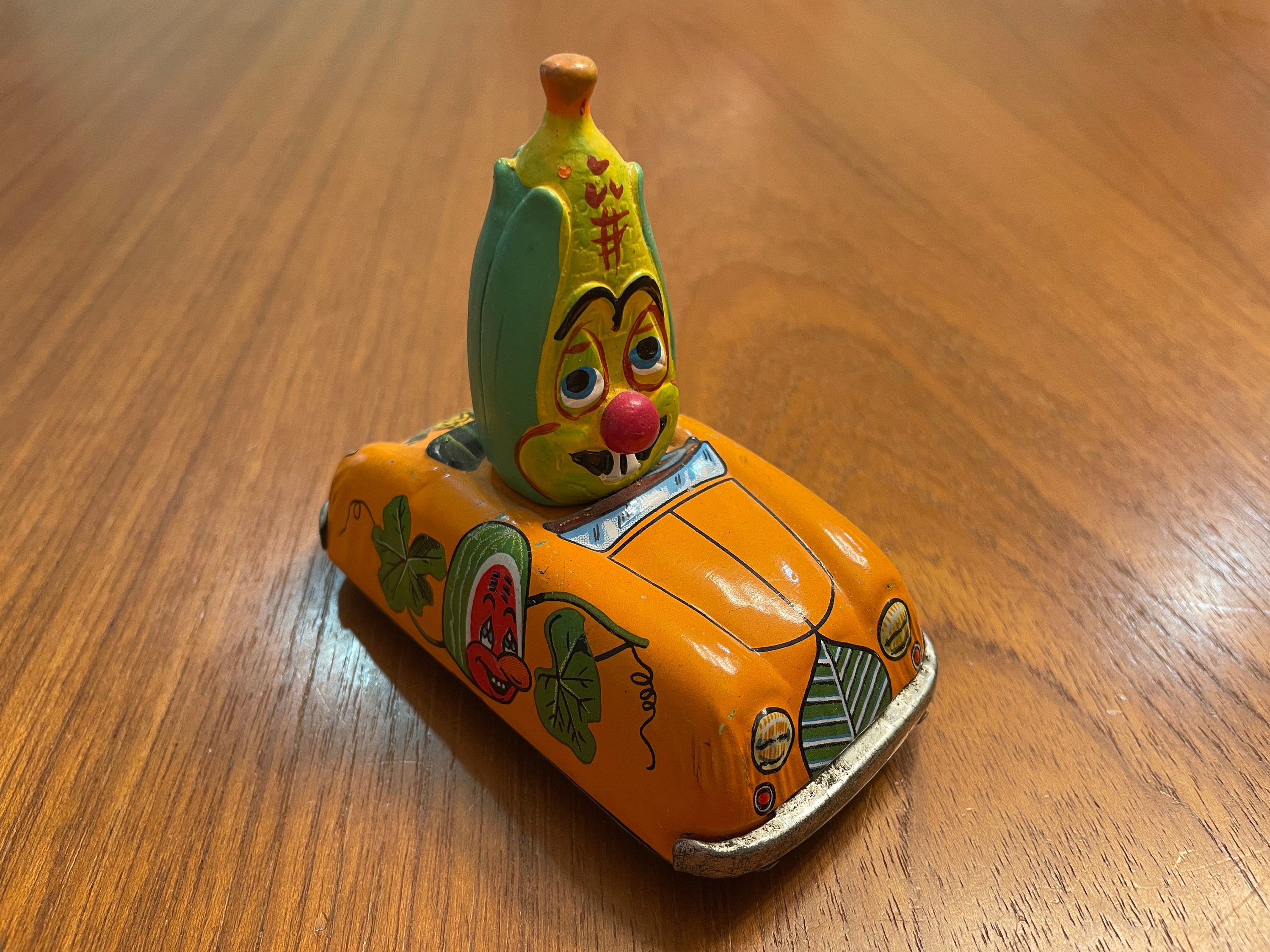 MARX Corkie Corn Tin Toy Car Friction 1968 Japan - Etsy
