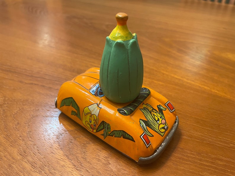 MARX Corkie Corn Tin Toy Car Friction 1968 Japan - Etsy