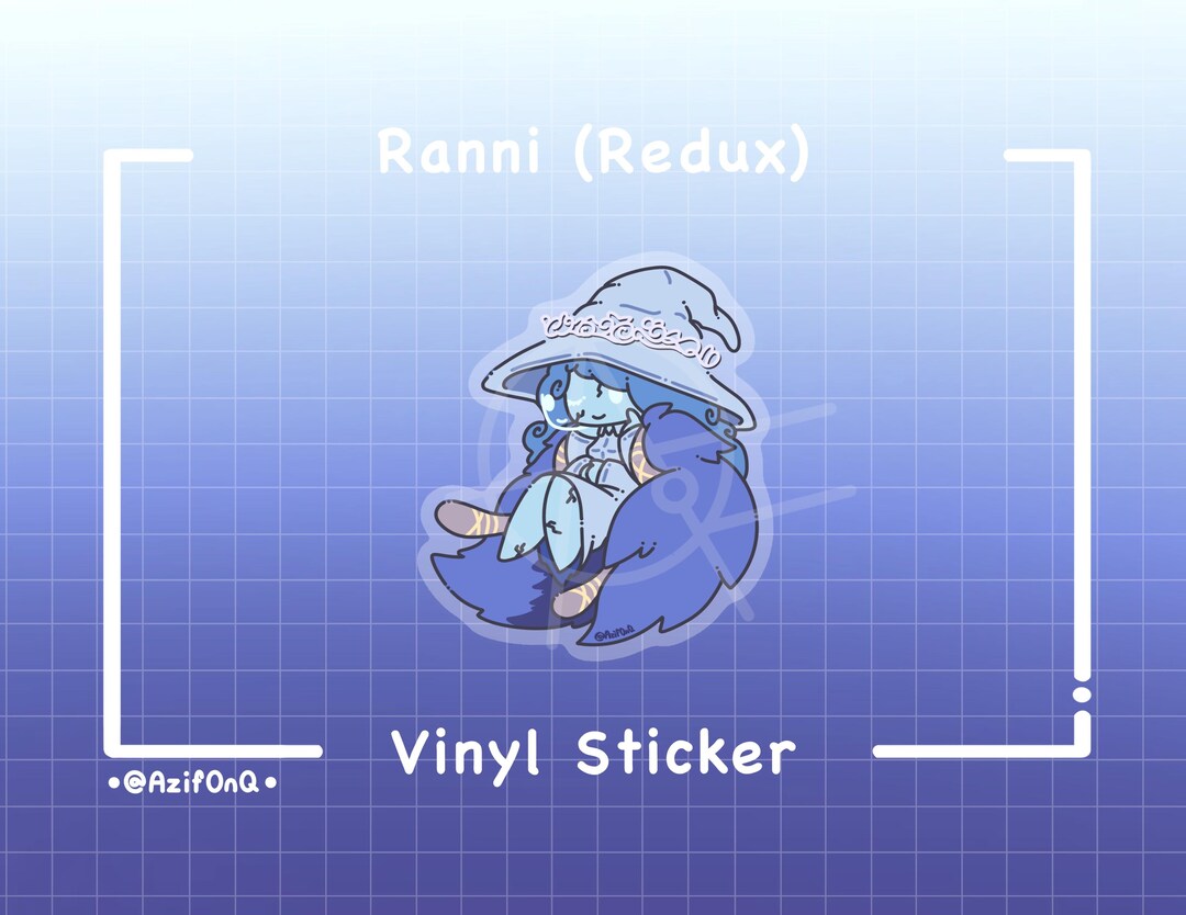 Elden Ring: Ranni redux Transparent Sticker - Etsy