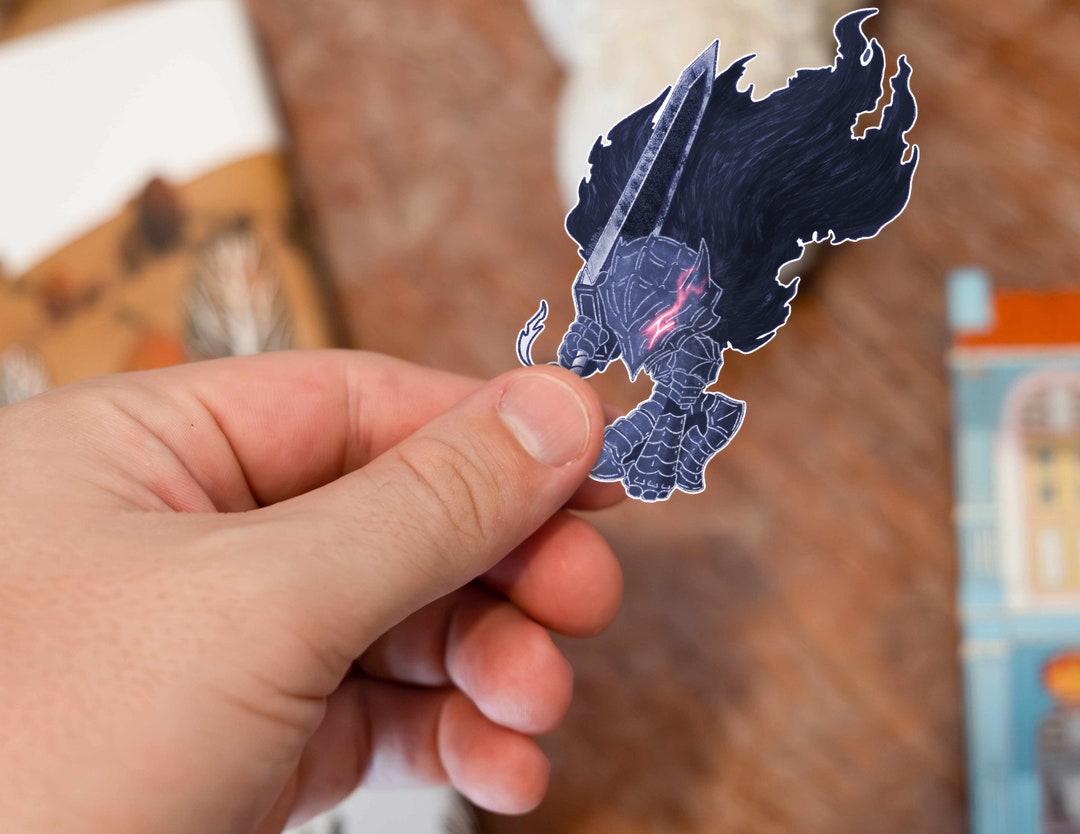 Berserk: Guts Die-cut Sticker - Etsy
