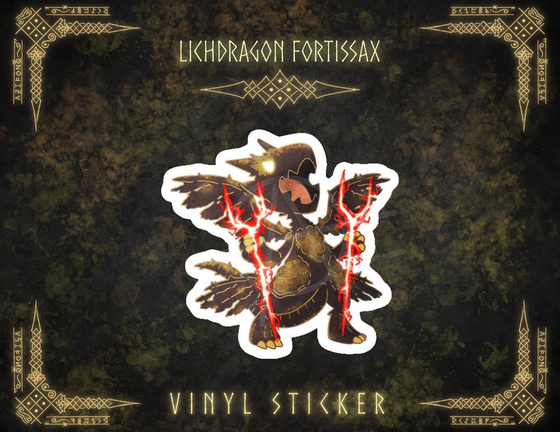 Elden Ring: Lichdragon Fortissax Sticker - Etsy