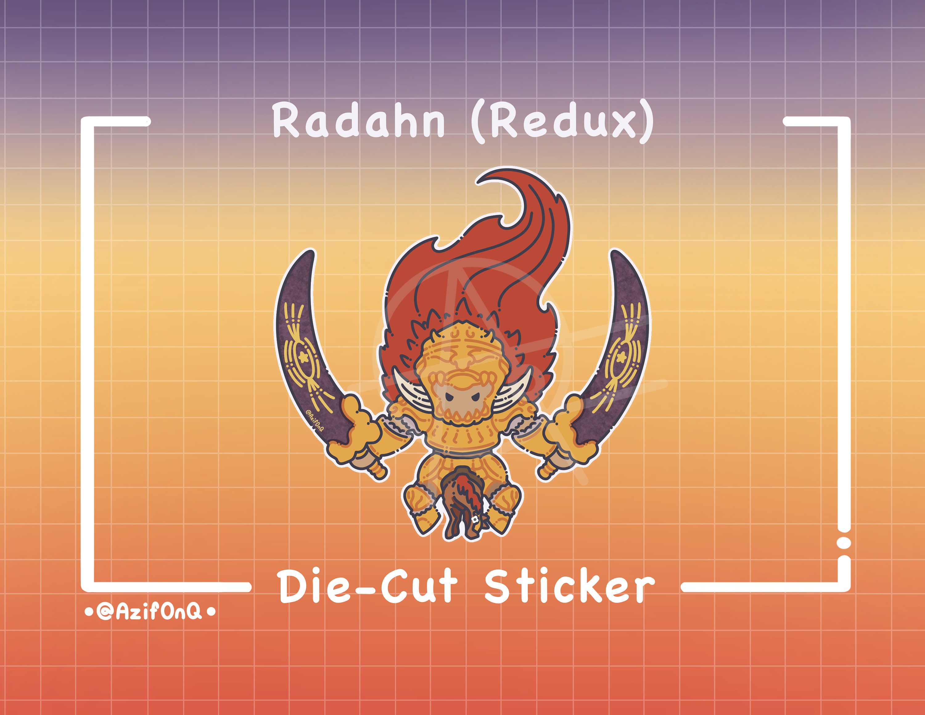 Elden Ring: Radahn redux Sticker - Etsy
