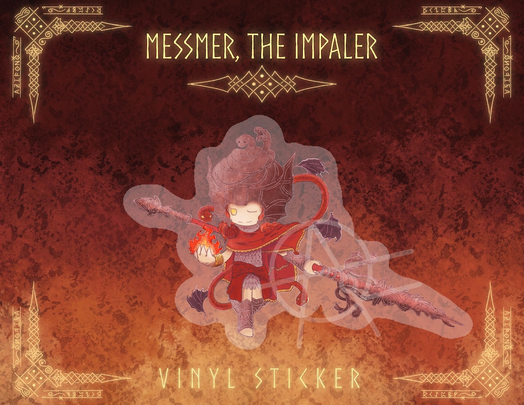 Elden Ring: Messmer, the Impaler Transparent Sticker - Etsy