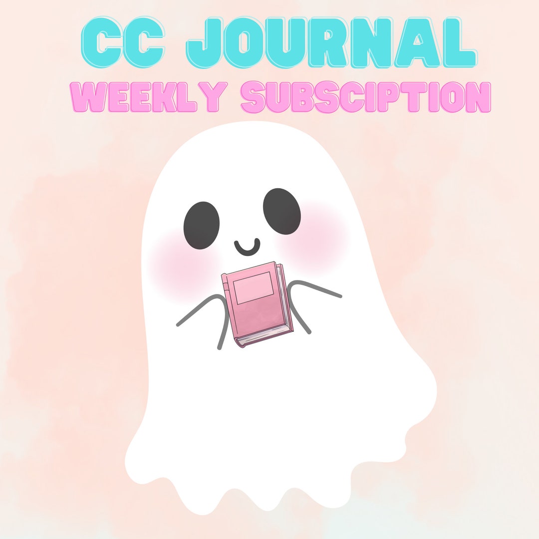 CC Weekly Journal Subscription Digital Journal Entries From Your CC. - Etsy