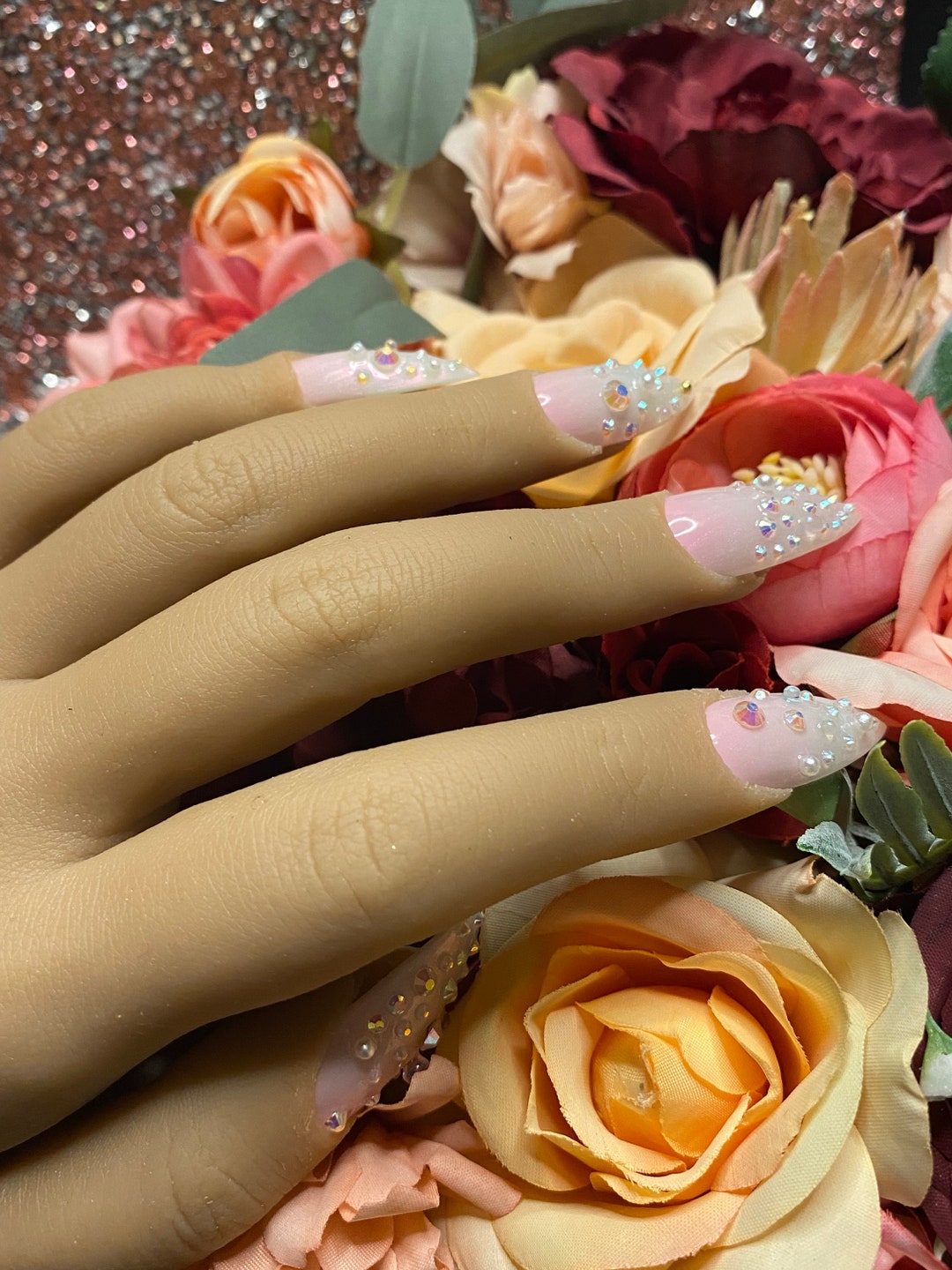 Iridescent Diamonds & Pearls - Etsy