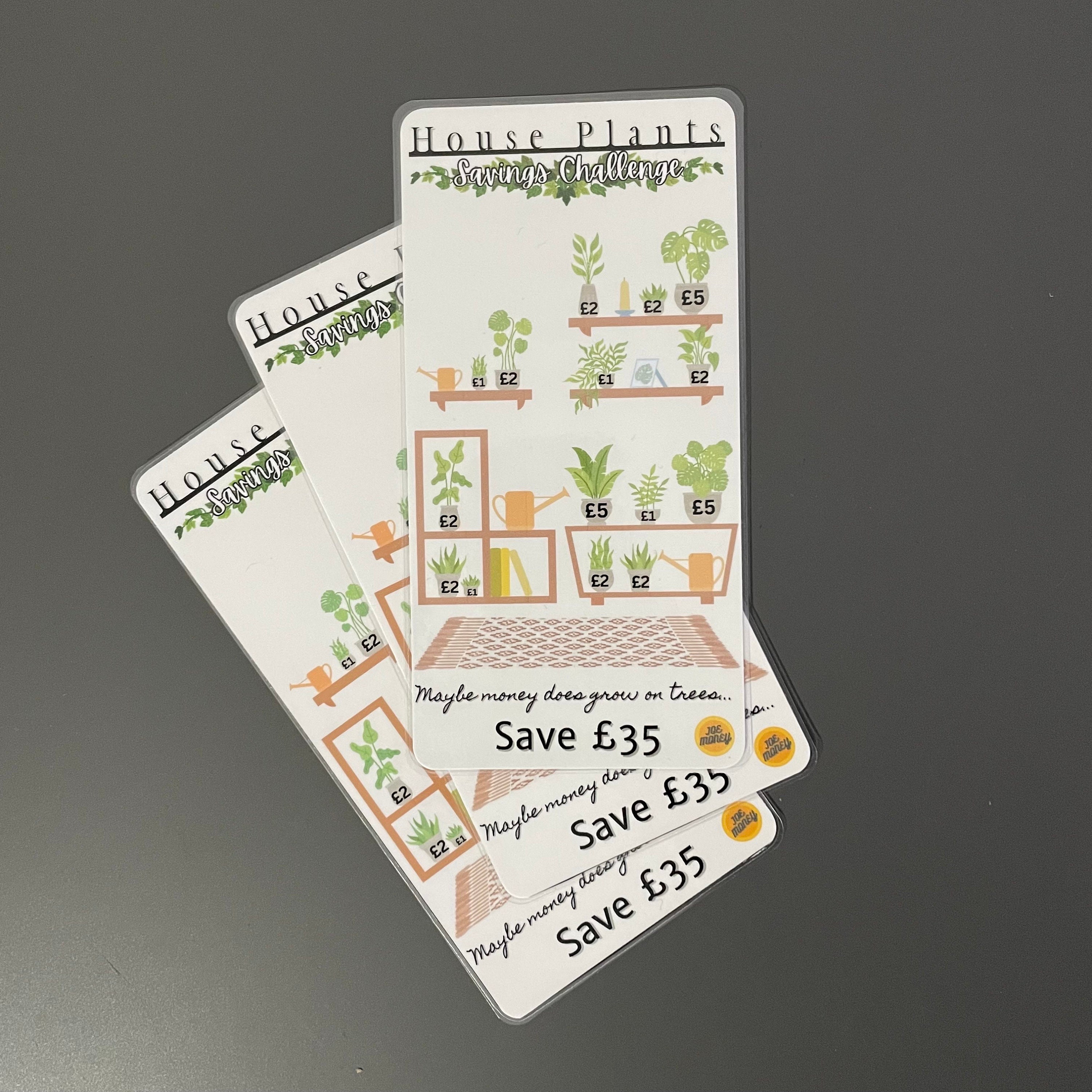 House Plants Savings Challenge Tracker - Etsy