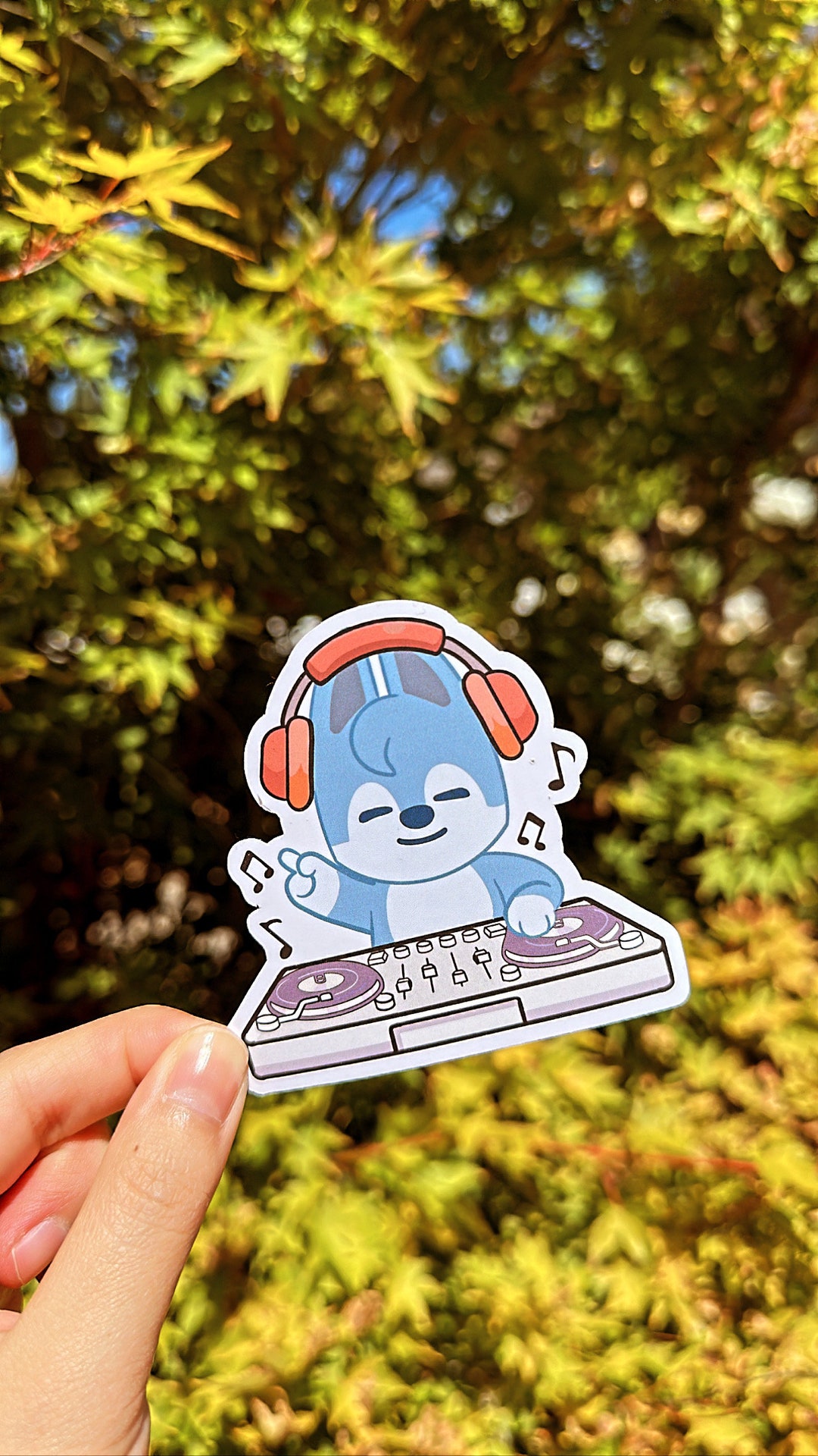 SKZOO Wolfchan DJ Sticker - Etsy