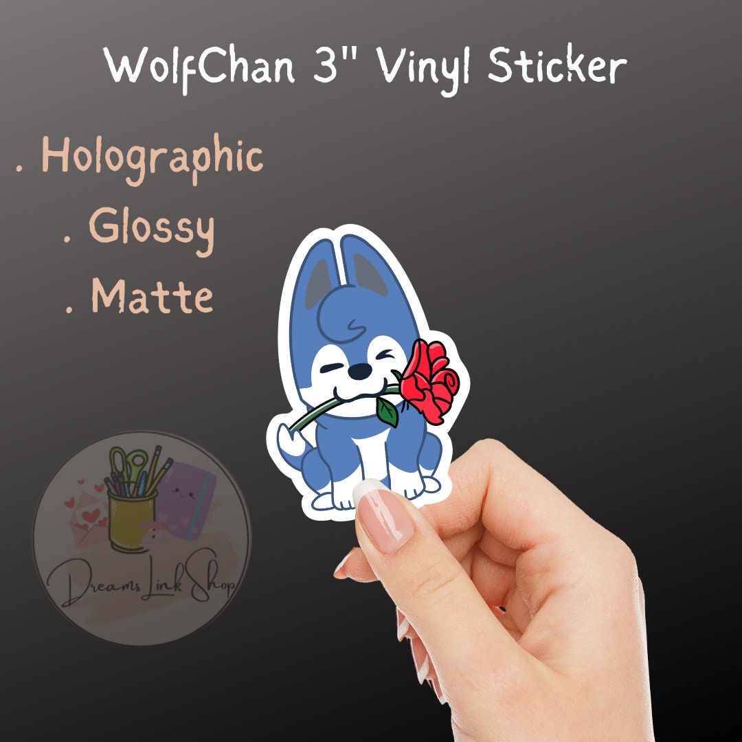 WOLFCHAN 3" VINYL STICKER - Etsy