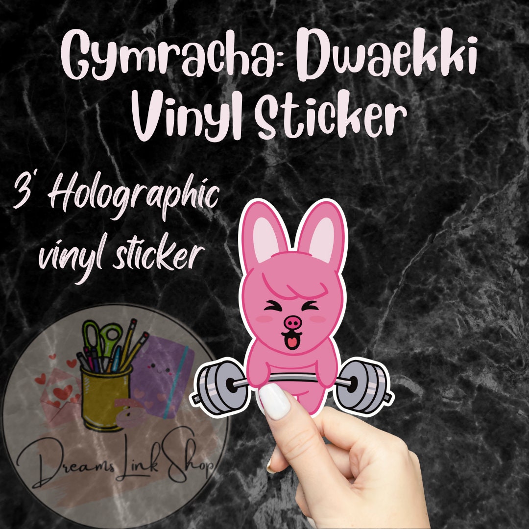 Gymracha: Dwaekki 3' Vinyl Sticker - Etsy