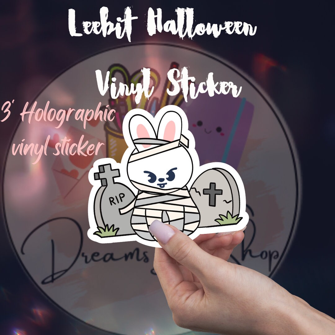 Leebit Halloween Vinyl Sticker - Etsy