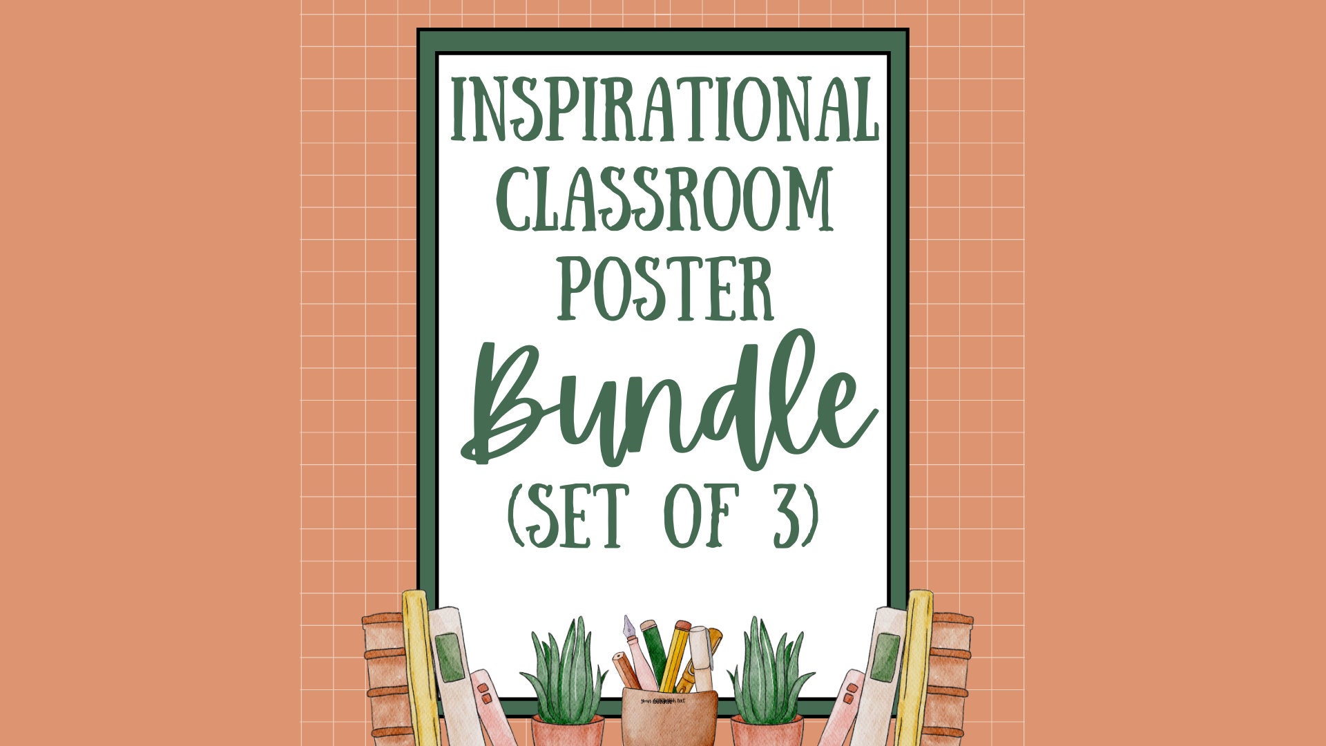 Inspirational Classroom Poster Bundle set of 3 - Etsy