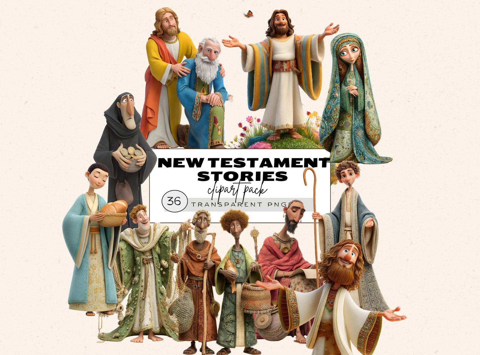 Imágenes prediseñadas de personajes bíblicos del Nuevo Testamento ...