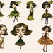 Flapper Girl Png, Flapper Girl Clipart, Vintage Lady Portrait Clipart ...