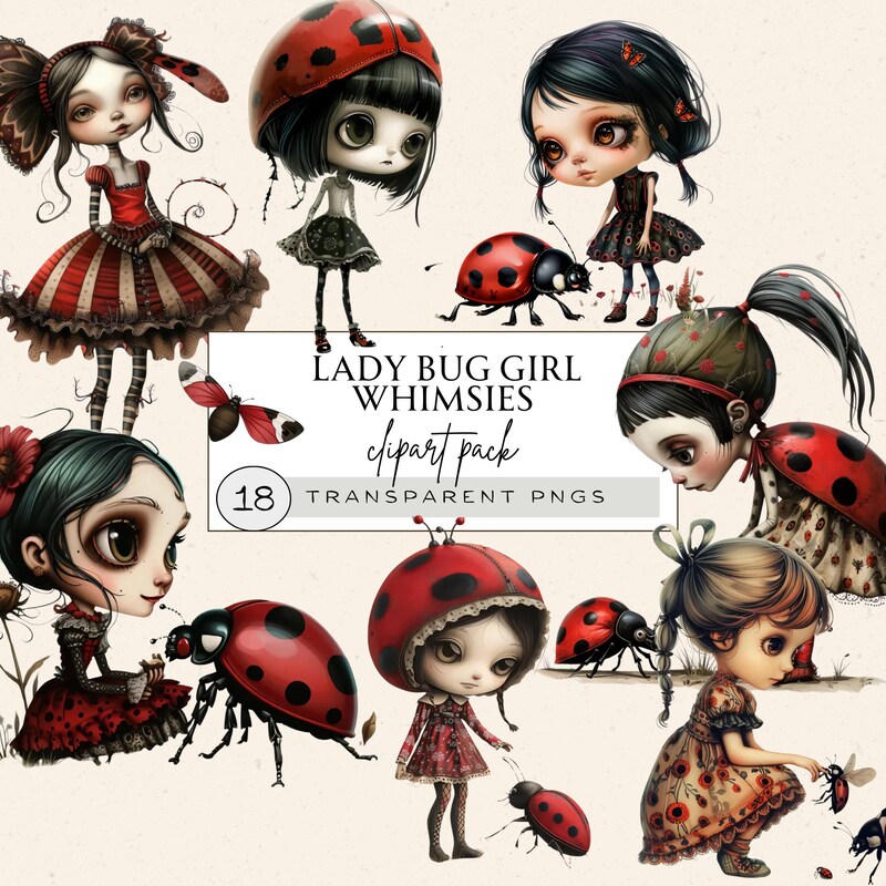Lady Bug Clip Art - Etsy
