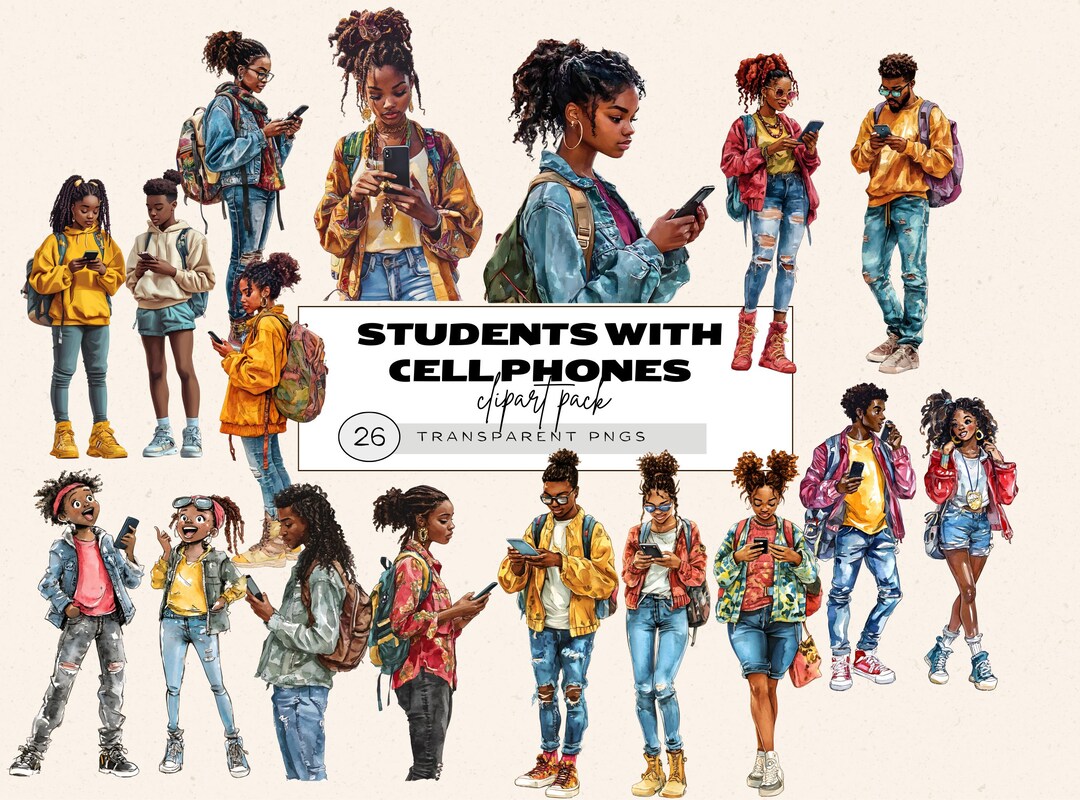 Clipart Bundle Teenager, Teenage Girl Clipart, Educational Clipart ...