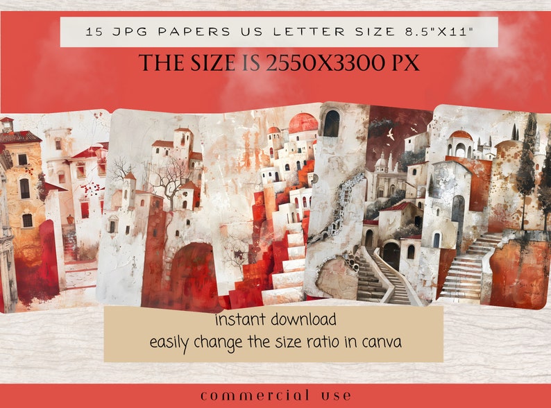 Roman Empire Junk Journal Pages, Digital Paper, Junk Journal Kit ...