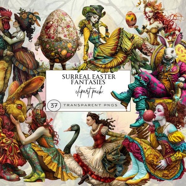 Surreal Easter Bunny - Etsy