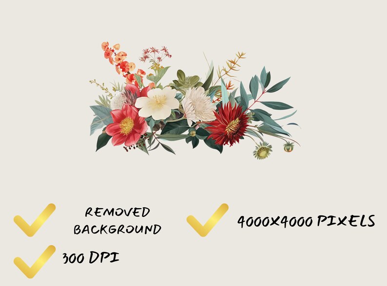 Wilde Floral Frames Clipart, Australian Native Flowers Clipart ...