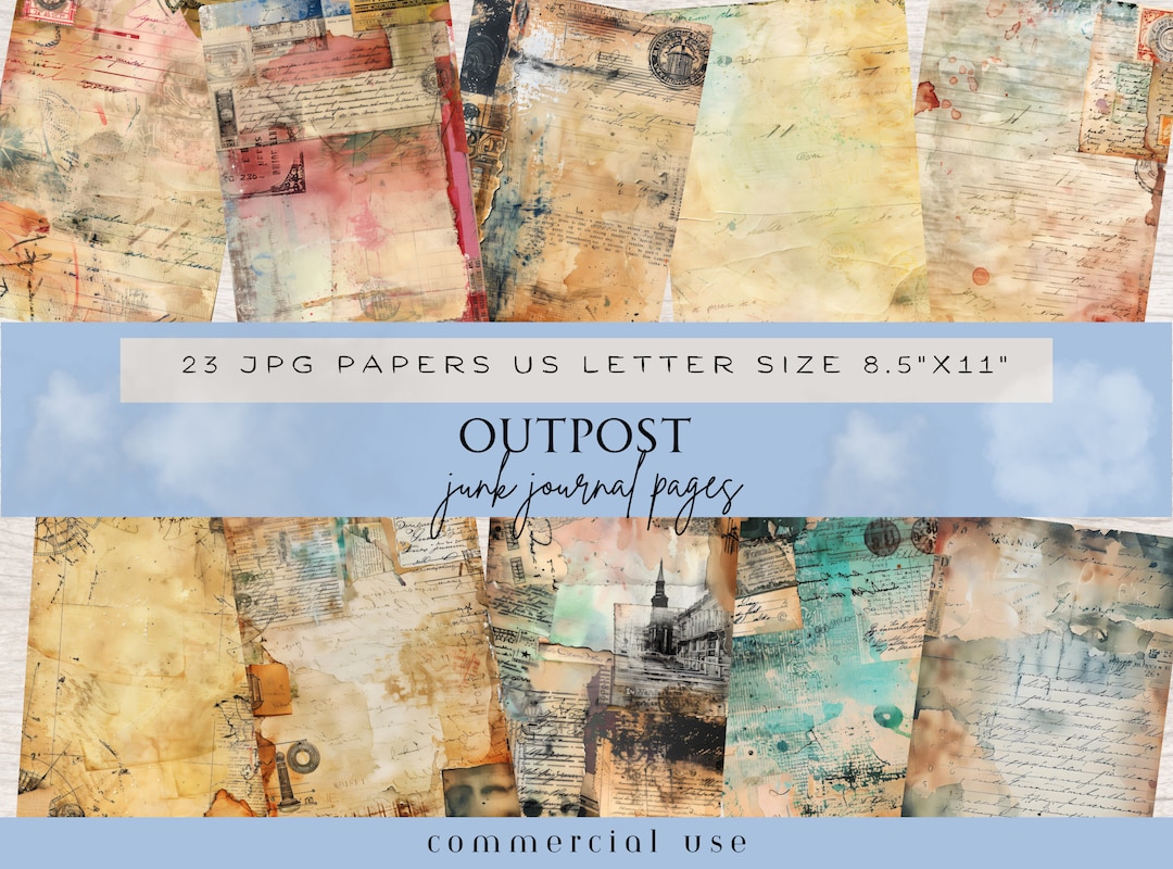 Junk Journal Ephemera Paper Outpost, Junk Journal Paper Outpost, Old ...