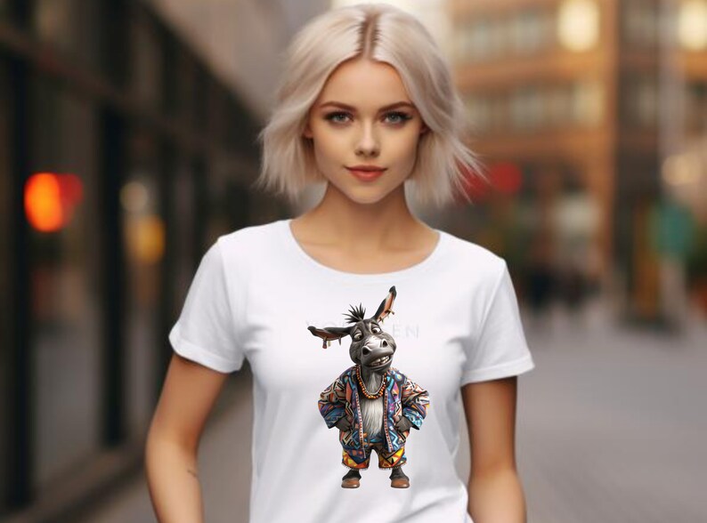 Funny Donkey Clipart, Bad Donkey Png, Cartoon Donkey Png, Digital ...