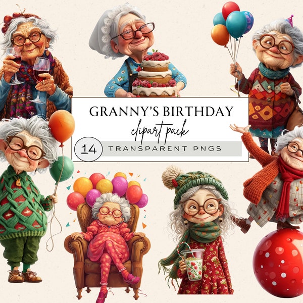 Funny Old Ladies Clipart, Old Lady Clipart, Old Woman Clipart, Old ...
