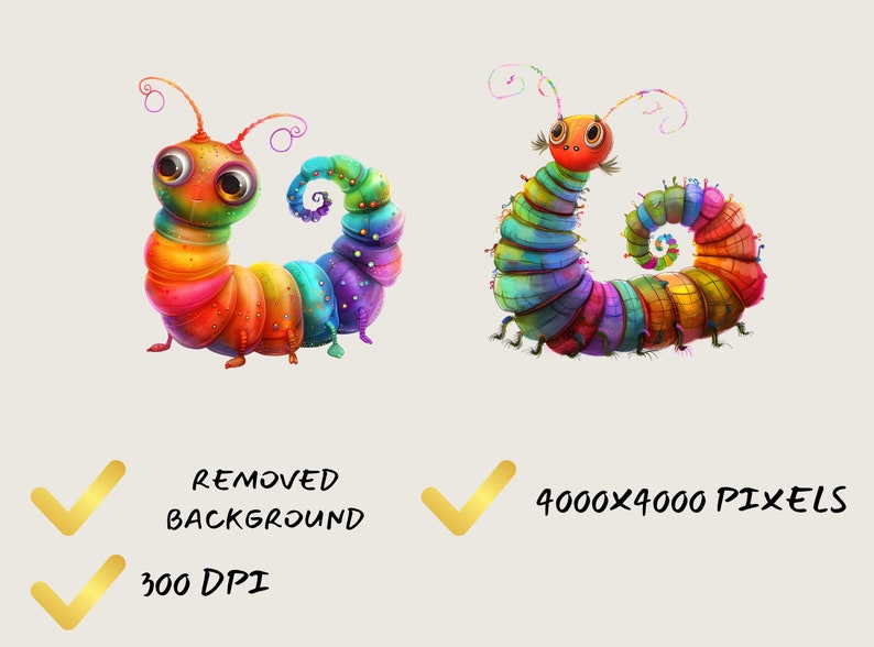 Watercolor Caterpillar Clipart, Caterpillar Clip Art, Insects Clipart ...